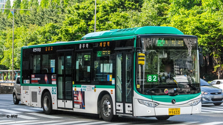 선진버스 82번 [북변환승센터.구터미널-계양역] VBUS 105 EV 20'(9433) : 네이버 블로그
