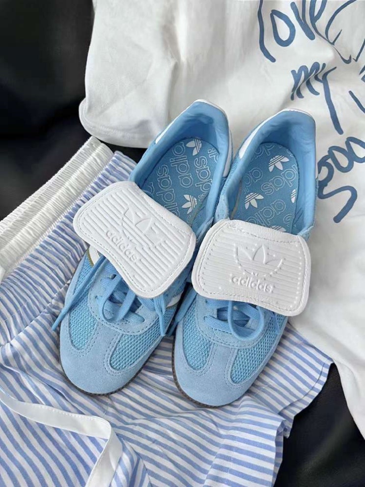 아디다스 삼바 LT 세미 블루 버스트 클라우드 화이트 검IE9170 : 네이버 블로그