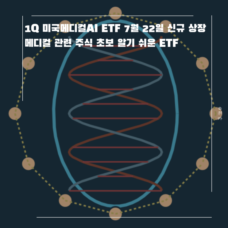 1Q 미국메디컬AI ETF 7월 22일 신규 상장 메디컬 관련 주식 초보도 쉽게 알아보는 투자 가이드 : 네이버 블로그