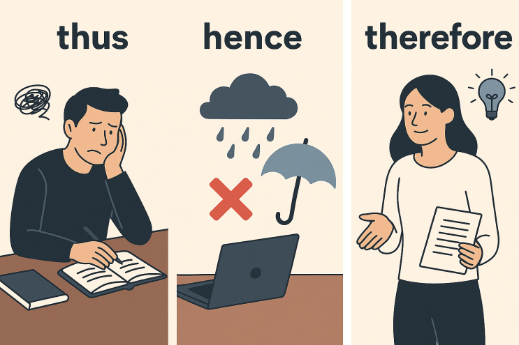 thus, hence, therefore 뜻, 차이 / 영어로 따라서, 그러므로 : 네이버 블로그