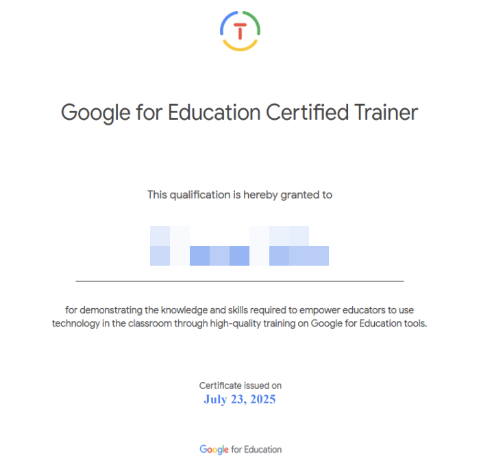 [교육] 구글 공인 트레이너(Google Certified Trainer) 취득 후기 : 네이버 블로그