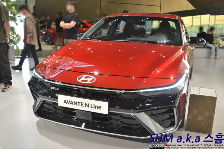현대 더 뉴 아반떼(CN7 페이스리프트) N 라인 사진 : 네이버 블로그