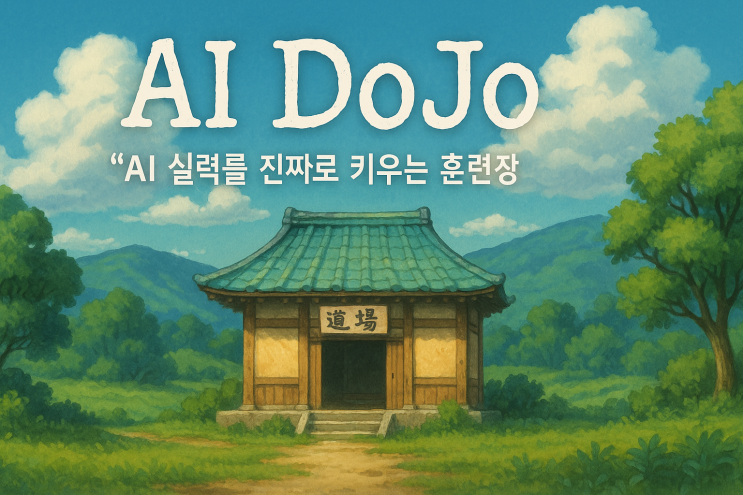 AI를 배우는 게 아니라 훈련하는 시대, AI DoJo란 무엇인가? ~ 당근대장의 AI 지식 : 네이버 블로그