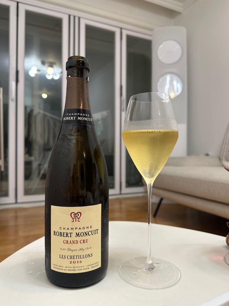 호베르 몽뀌, 레 셰티용 그랑 크뤼 2016 (Robert Moncuit, Les Chetillons Grand Cru 2016 ...