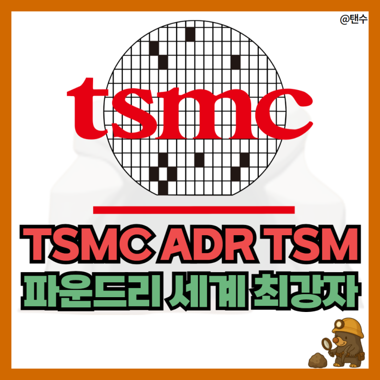 TSMC ADR TSM 주식 주가 전망 파운드리 세계 최강자 : 네이버 블로그