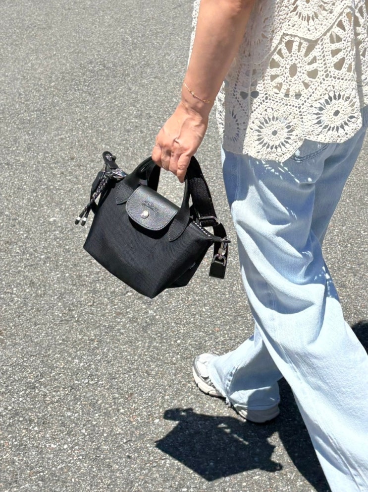 롱샵 르 플리아쥬 에너지 탑 핸들백 xs 블랙 내돈내산 후기 (크림 구매) : 네이버 블로그