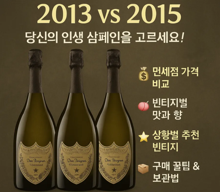 [60초 제품백과] 돔페리뇽 2012 vs 2013 vs 2015 🍾 당신의 인생 샴페인을 고르세요! : 네이버 블로그