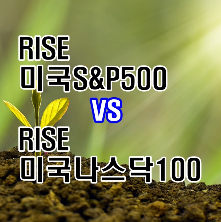 RISE 미국S&P500 vs. RISE 미국나스닥100 ETF의 주가와 배당금 비교! (feat. ETF 매수 추천은?) : 네이버 블로그
