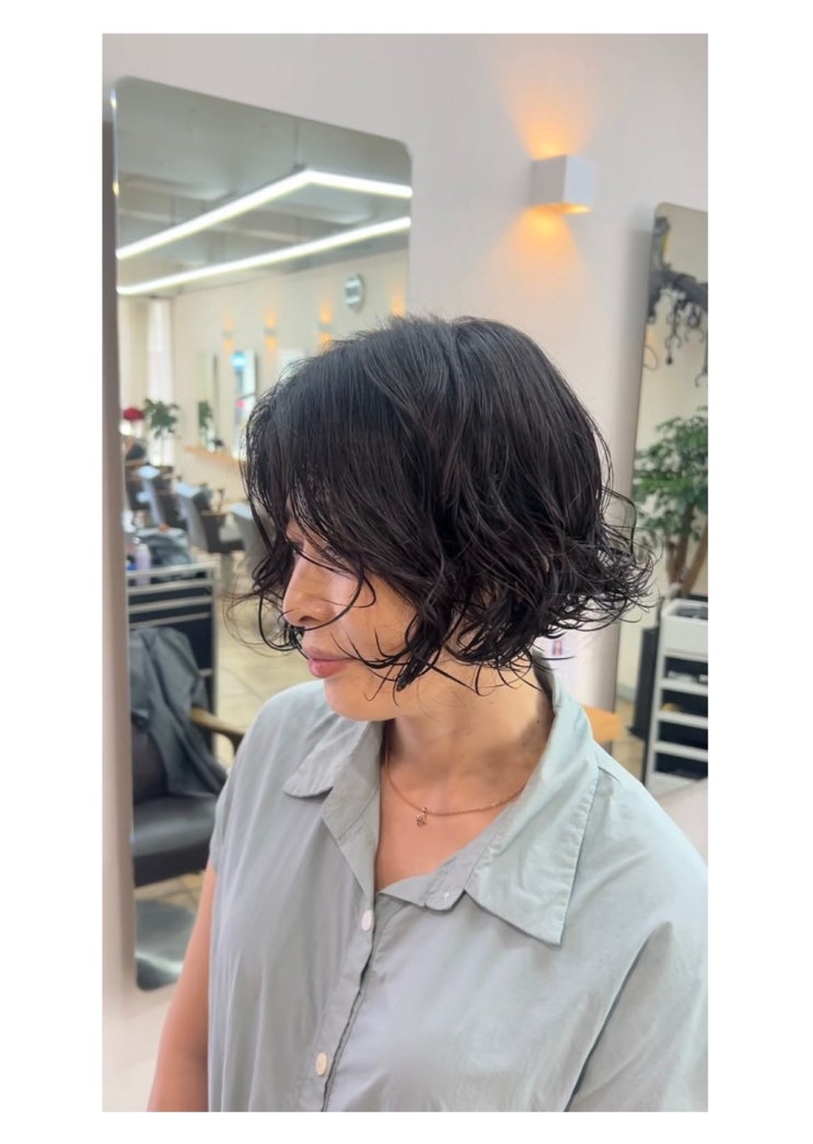 나나펌 빈티지펌 단발빈티지펌 2025 인기 헤어스타일 : 네이버 블로그