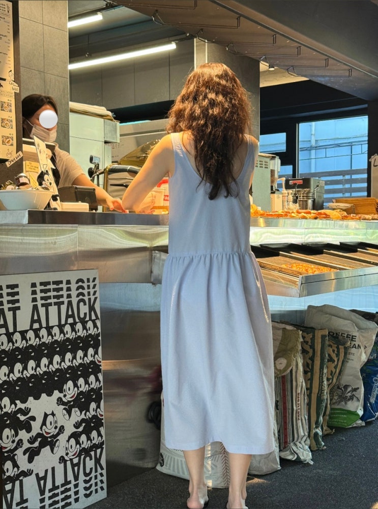 Adrian dress/pale blue : 네이버 블로그