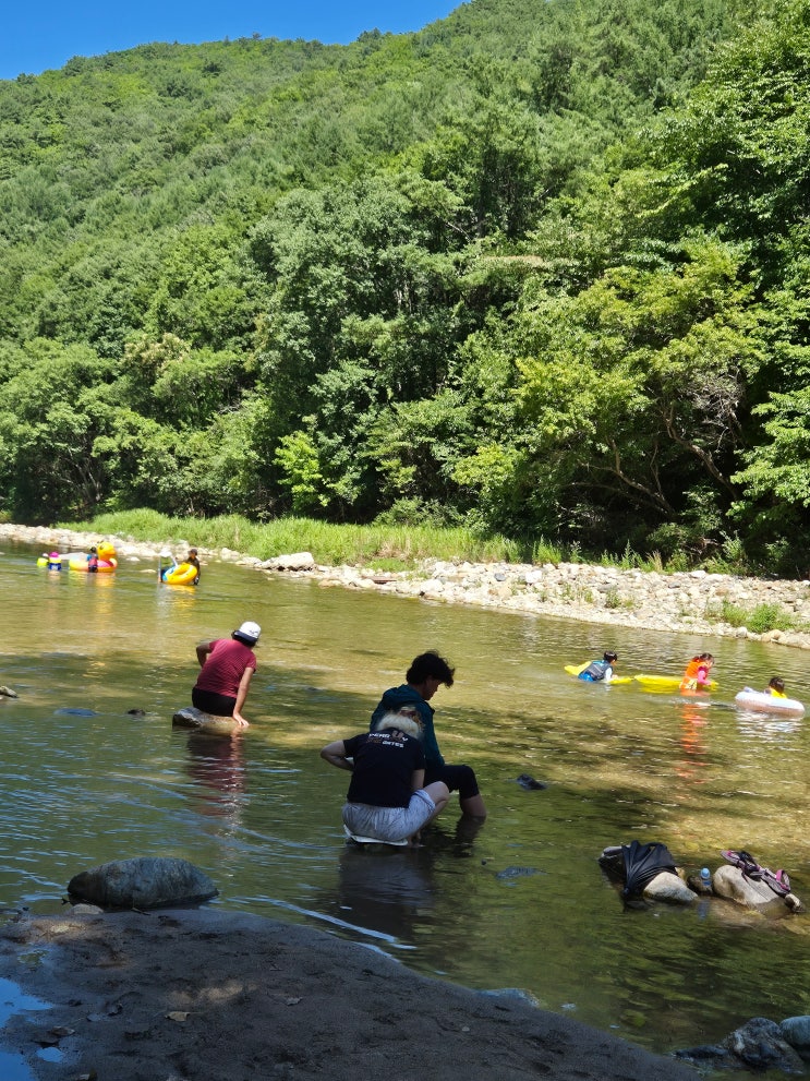 무주여행 덕유산 구천동 계곡 물놀이 평상대여 온수샤워~계곡 뷰~베이커리 대형카페와 셀프 바베큐장 최고 : 네이버 블로그