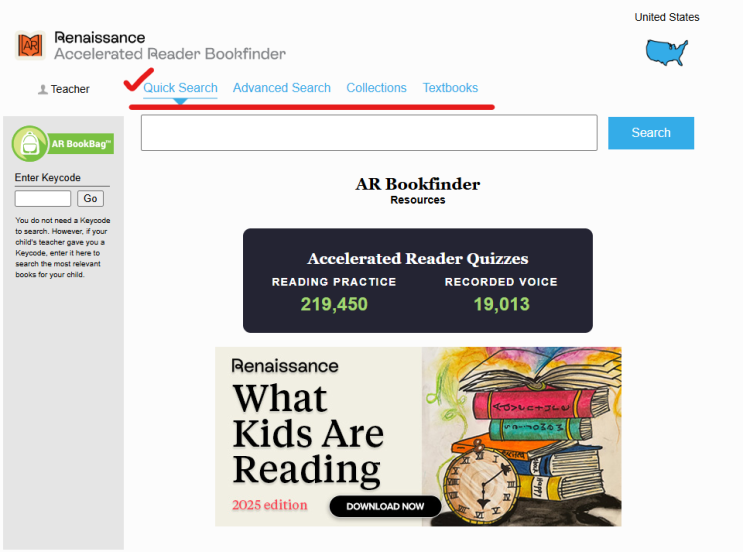 르네상스 AR 도서 검색 - Accelerated Reader Bookfinder 활용 방법 : 네이버 블로그