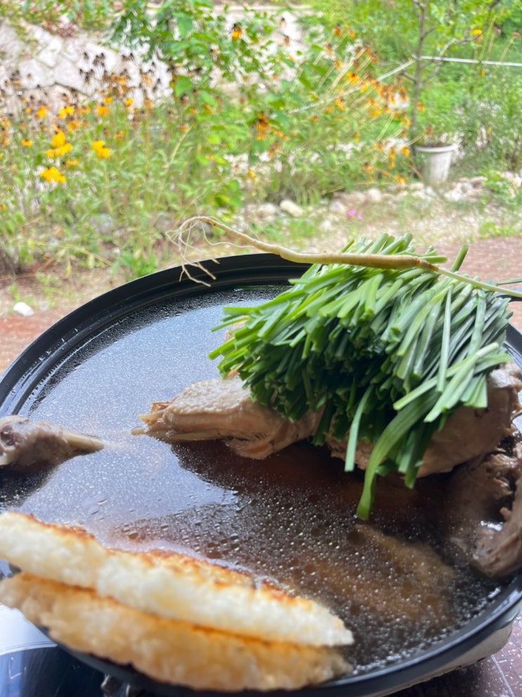 양평 '발해가든' 백숙맛집 계곡식당 수영장 있는 식당 : 네이버 블로그