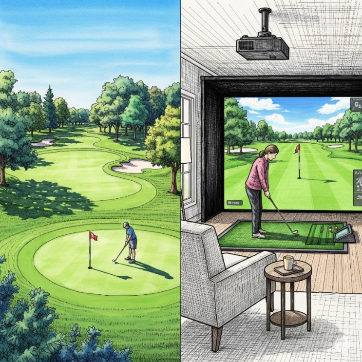 파크골프와 스크린파크골프 차이 : 네이버 블로그