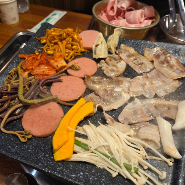 사가정역 가성비 식당 대패삼겹살 전문점 오늘대패 : 네이버 블로그