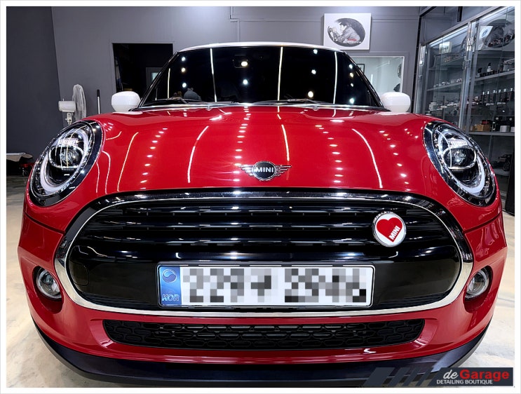 MINI Cooper R56 Chilli Red : 유리 발수 코팅 포함 메인터넌스 디테일링으로 다시 빛날 수 있을까 ...