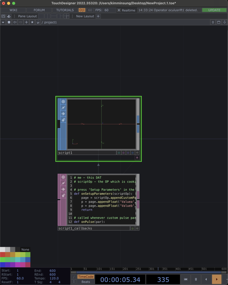 Touchdesigner scriptSOP: python script 기본 작성 가이드 : 네이버 블로그