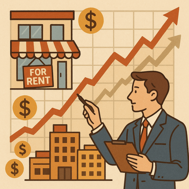 상가 임대료 상승률과 경기 흐름 분석 : 네이버 블로그