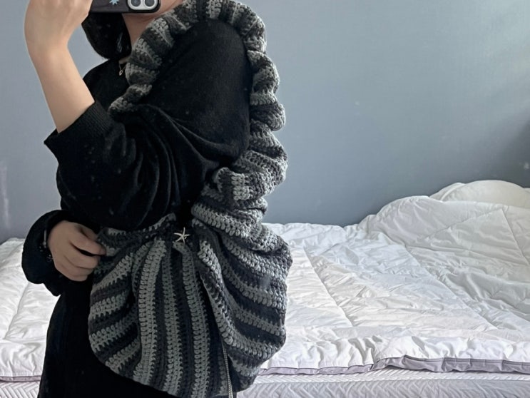 Loupy studio/뜨개사계절 스크런치백 코바늘 버전 : 네이버 블로그