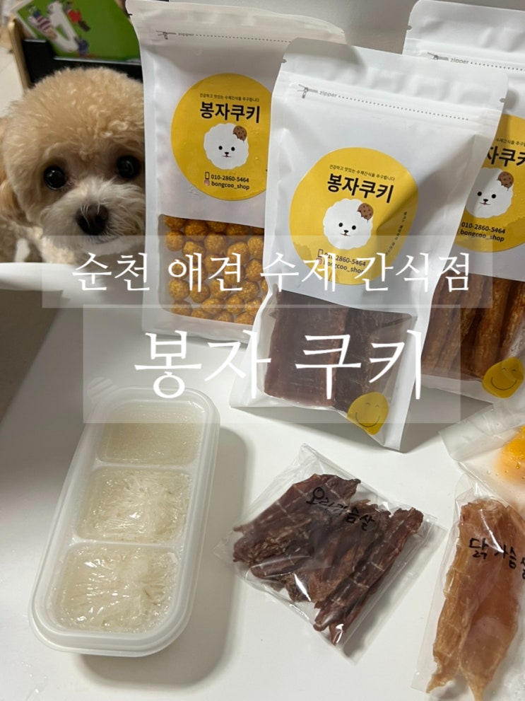 [순천강아지수제간식] 봉자쿠키 – 알러지 걱정 없는 건강한 수제 간식 체험기 : 네이버 블로그