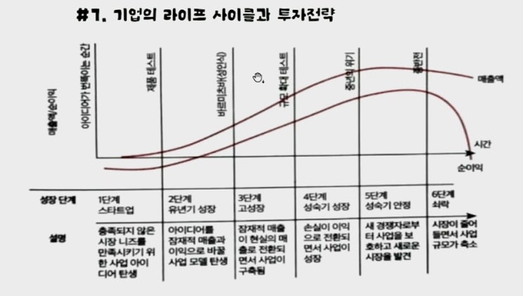 기업의 라이프 사이클과 투자전략 : 네이버 블로그