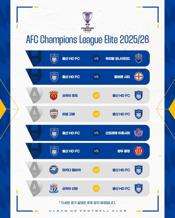 25/26 울산 ACLE 조 추첨 결과 발표! 드디어 조호르를 피했다! : 네이버 블로그