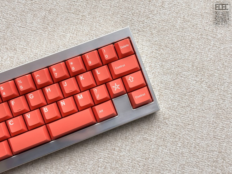 [키보드] GMK Coral R2 (Coral Base) 코랄 키캡 체결샷 : 네이버 블로그