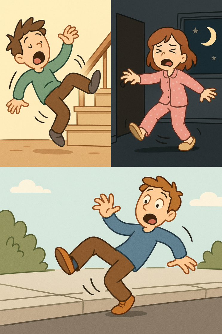 🏃‍♂️💥🪵영어 동사 비교: trip vs stumble vs fall : 네이버 블로그