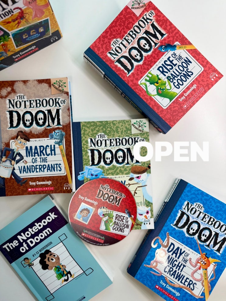 [OPEN]읽기 싫다던 아이도 푹 빠진 시리즈,The Notebook of Doom : 네이버 블로그