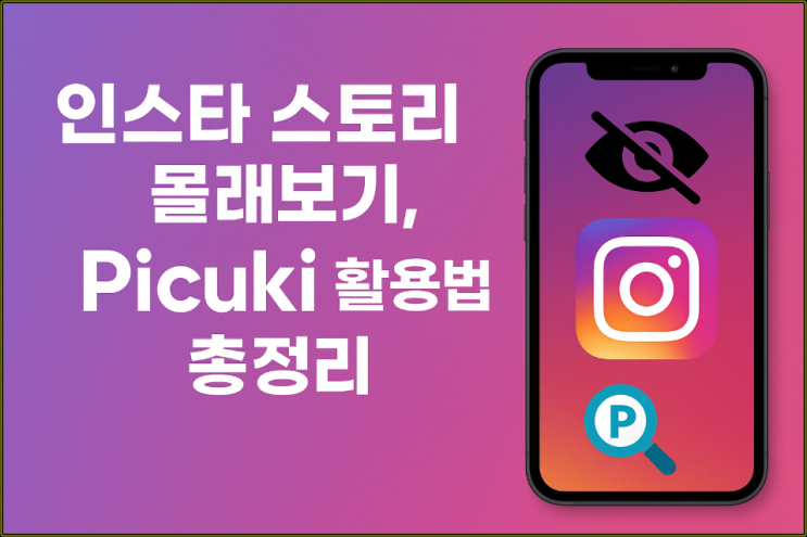 인스타 스토리 몰래보기, Picuki 활용법 총정리 : 네이버 블로그