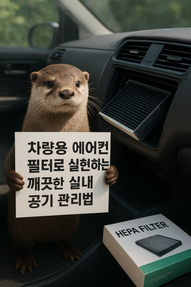 차량용 에어컨 필터로 실현하는 깨끗한 실내 공기 관리법 : 네이버 블로그