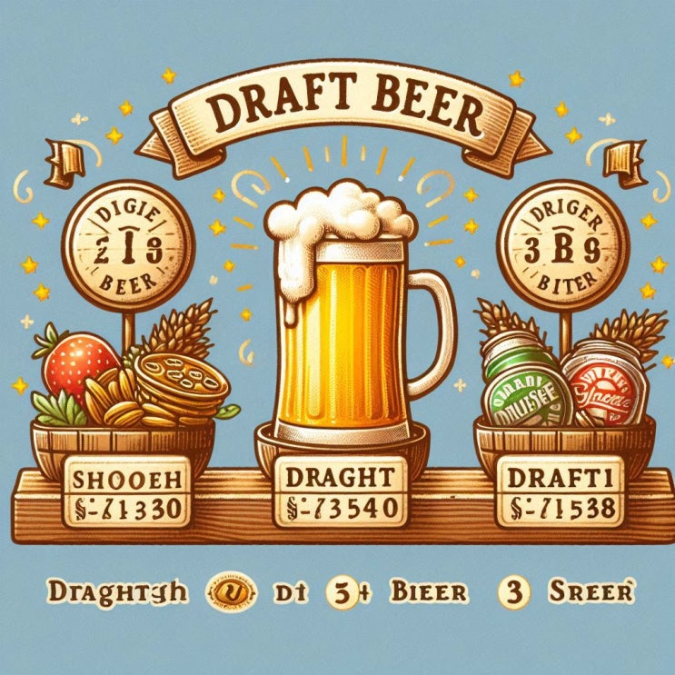 생맥주 영어로 주문하기 draught beer와 draft beer 활용법 : 네이버 블로그