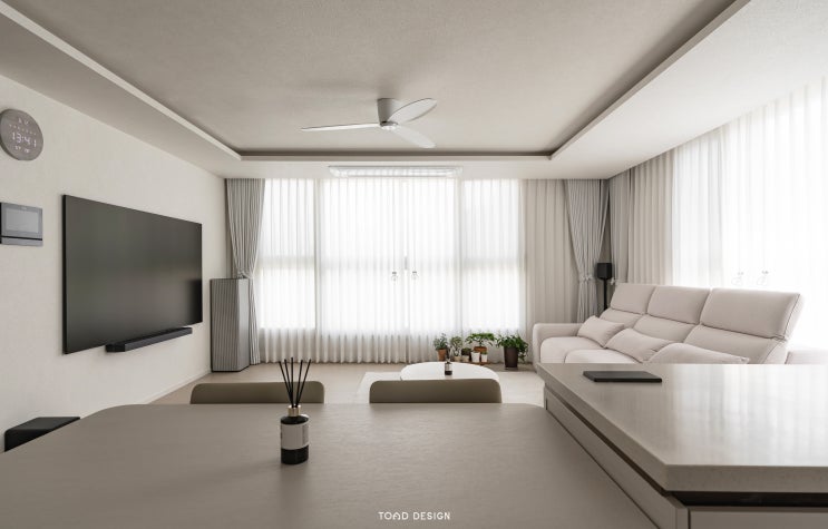 [오송파라]가성비 끝판왕 무몰딩 인테리어 오송파라곤3차 34py오송파라곤84B/오송인테리어/오송파라곤인테리어 / 오송파라곤34평인테리어 /신축아파트인테리어 / 토드디자인 ...