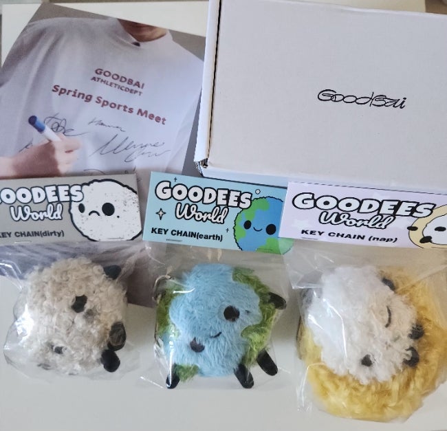 [덕질] 백경정 브랜드 GoodBai GOODEES(굿바이 굿디스) 키링 배송 및 실물 후기 : 네이버 블로그