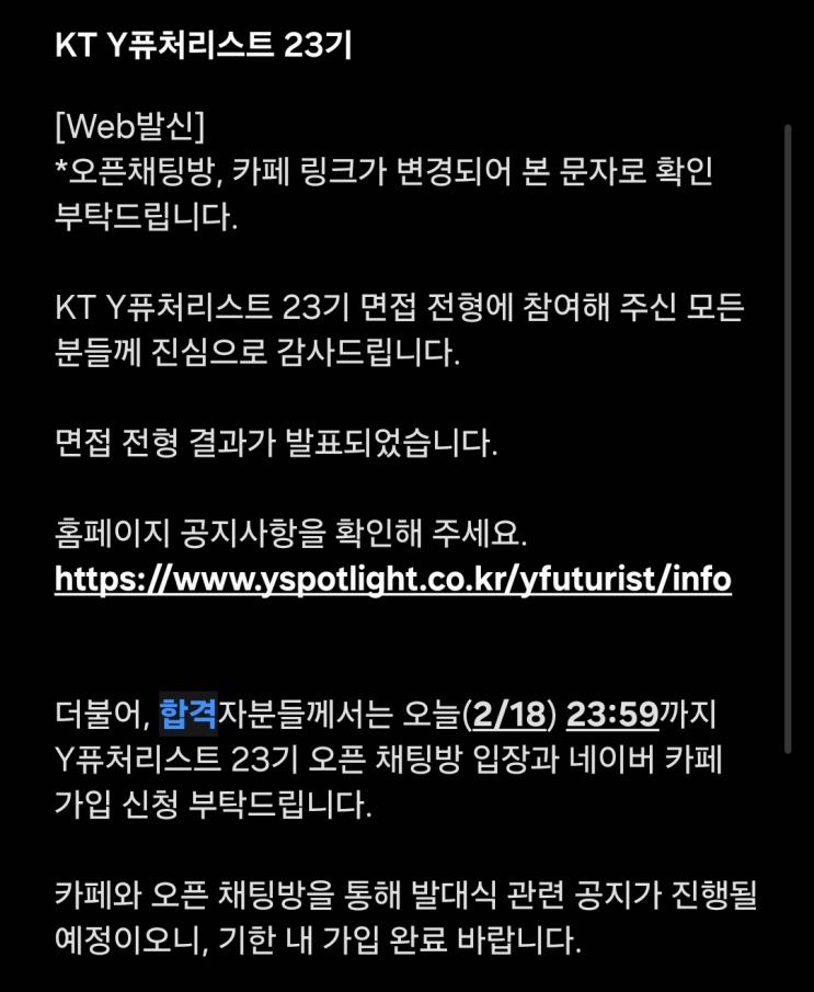 [KT Y퓨처리스트 23기] 사람과 실무 경험 두 마리 토끼 잡은 활동 후기💌 : 네이버 블로그