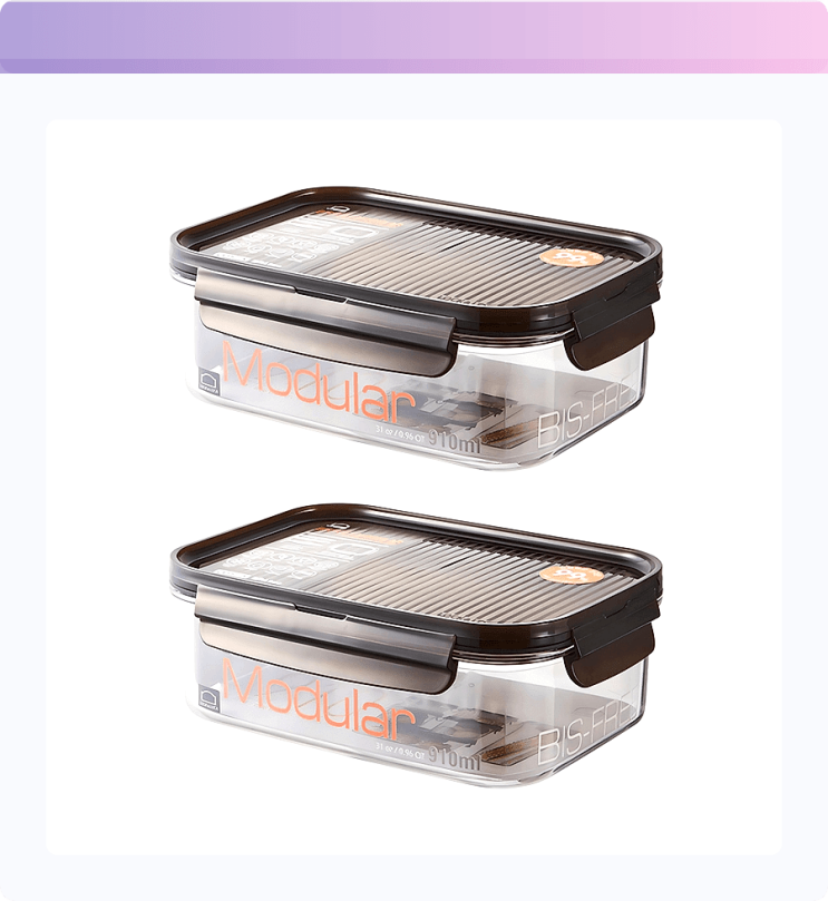 냉장고 정리 끝판왕? 락앤락 비스프리 모듈러 910ml 2개로 냉장고 혁신! : 네이버 블로그