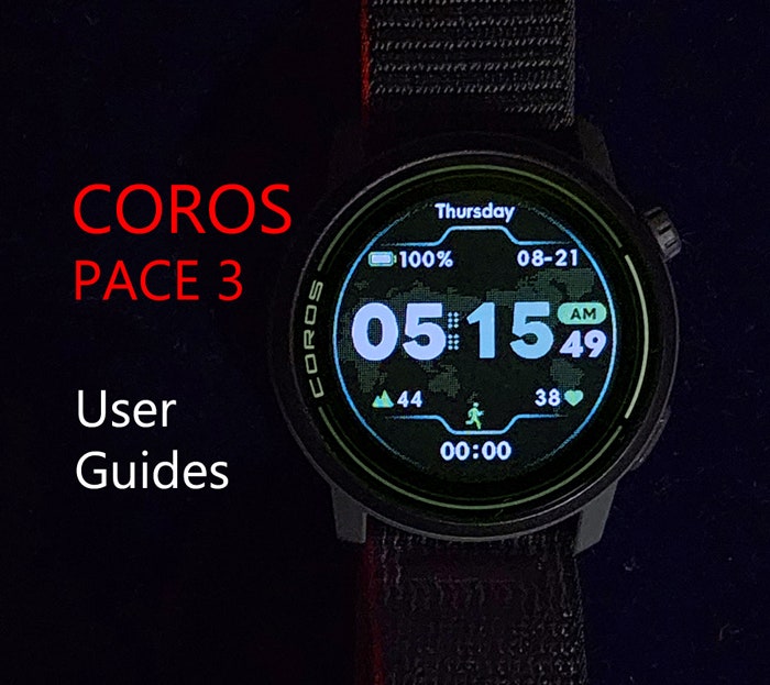 코로스 페이스3 상세 사용설명서 Coros Pace3 User Guides : 네이버 블로그