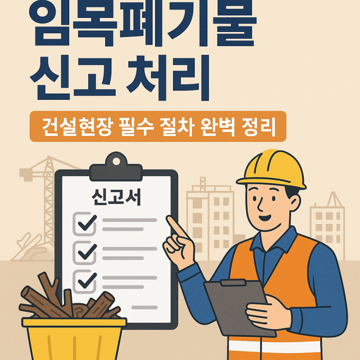 임목폐기물 신고 처리 건설현장 필수 절차 완벽 정리 : 네이버 블로그