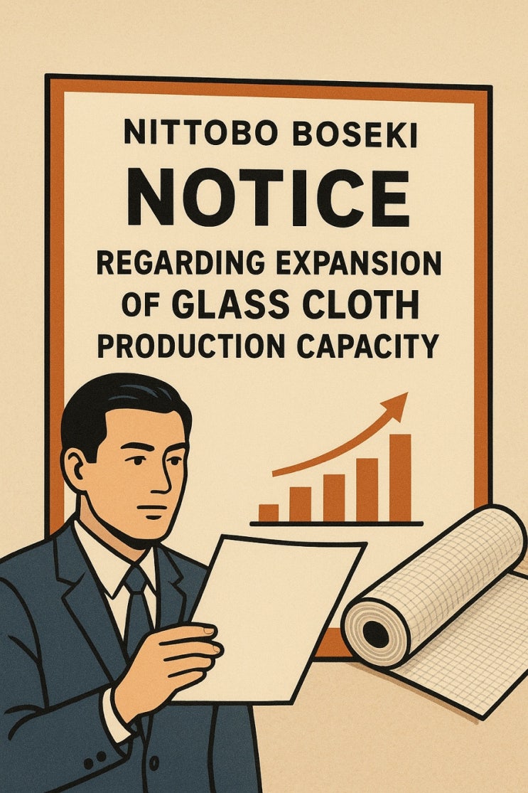 Nittob Boseki, Notice Regarding Expansion of Glass Cloth Production ...