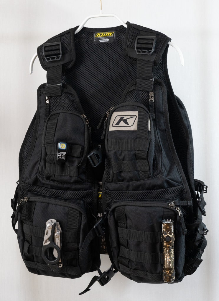 [Klim] 클라임 '아스널 베스트(Arsenal Vest)' 오프로드 조끼 간단후기 : 네이버 블로그