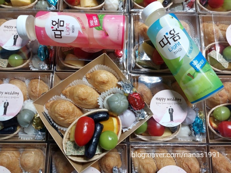 [버스대절하객도시락] 송파 하객맞춤도시락 30set : 네이버 블로그
