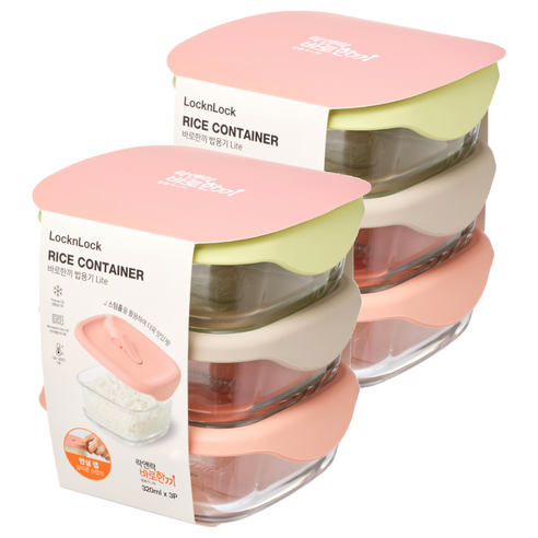 락앤락 바로한끼 밥용기 세트 Lite (320ml 3P x 2세트) 솔직 후기: 냉동밥의 신세계?! : 네이버 블로그