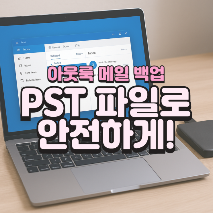 아웃룩 메일 백업 & PST 파일 내보내기 완벽 가이드 : 네이버 블로그