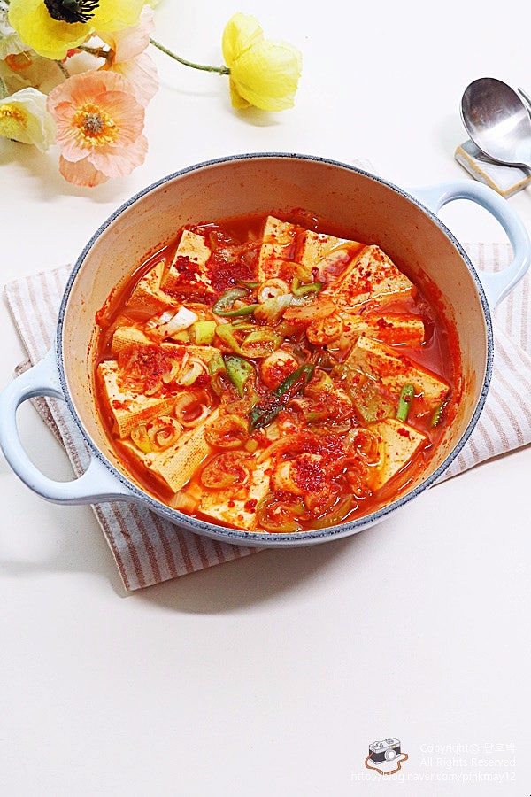 두부찌개 레시피 간단한 두부찌개 만들기 : 네이버 블로그