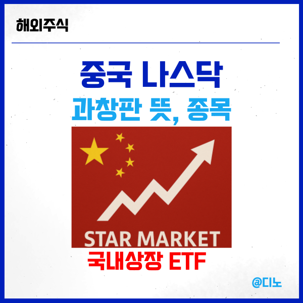 중국 과창판 주식이 나스닥 이긴다? STAR50 ETF 소개 : 네이버 블로그
