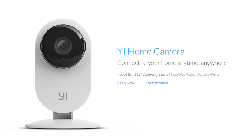 Yi Camera (Xiaoyi home camera 720p) firmware file & manual update :D ...