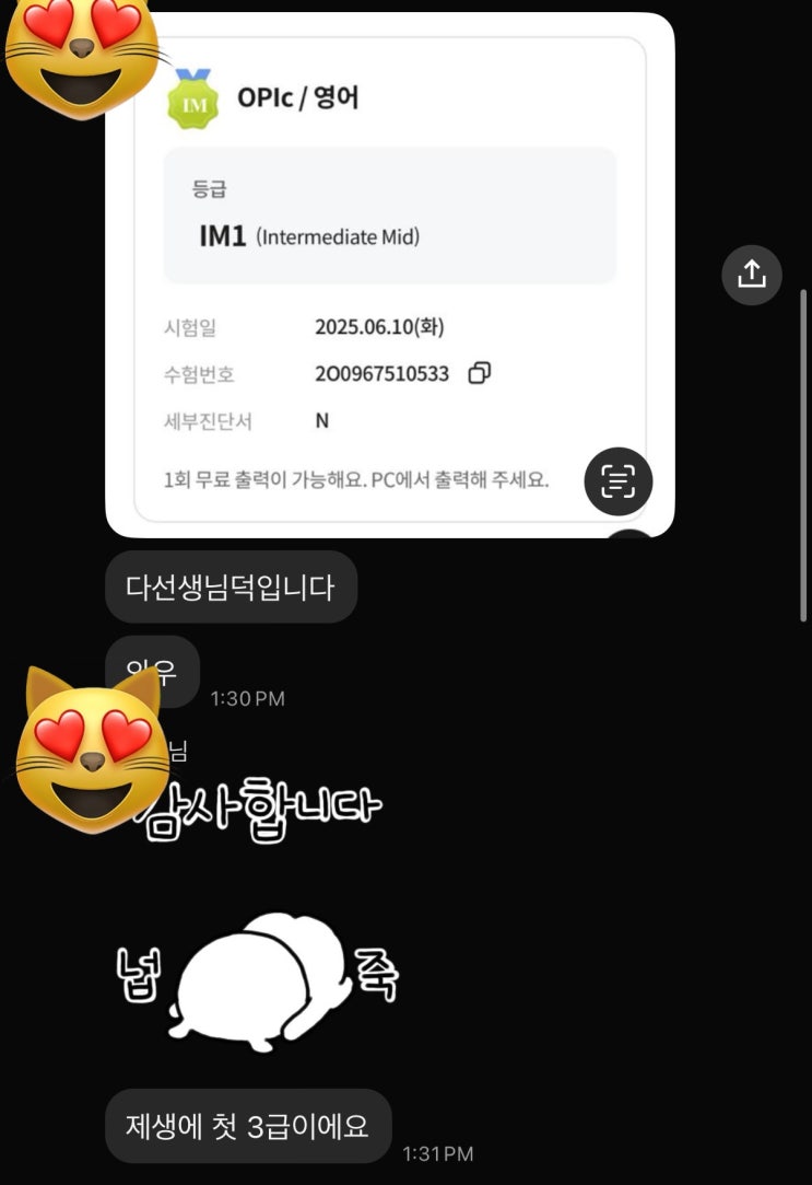 오픽IM1 후기 : 네이버 블로그