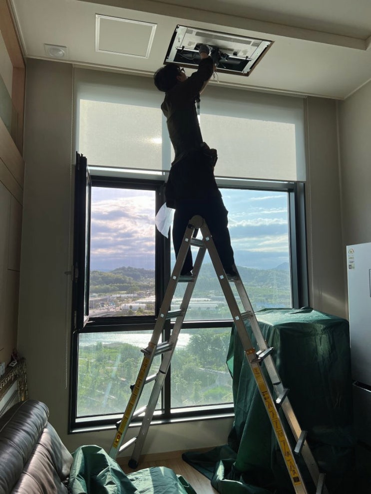 남양주 다산동 다산리코빌 복층건물 fcu신우 에어컨 청소를 한 후기 : 네이버 블로그