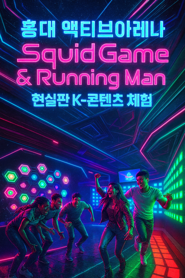 [홍대] 액티브아레나 | Squid Game & Running Man 현실판 K-콘텐츠 체험 가능 ! : 네이버 블로그