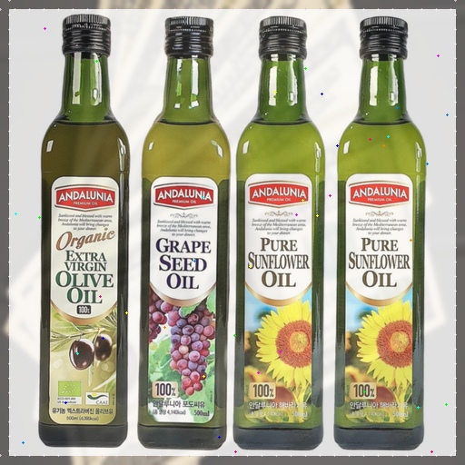 안달루니아 유기농 올리브유 포도씨유 해바라기씨유2 500ml 4P 선물세트, 4개 오늘최저가한정 : 네이버 블로그